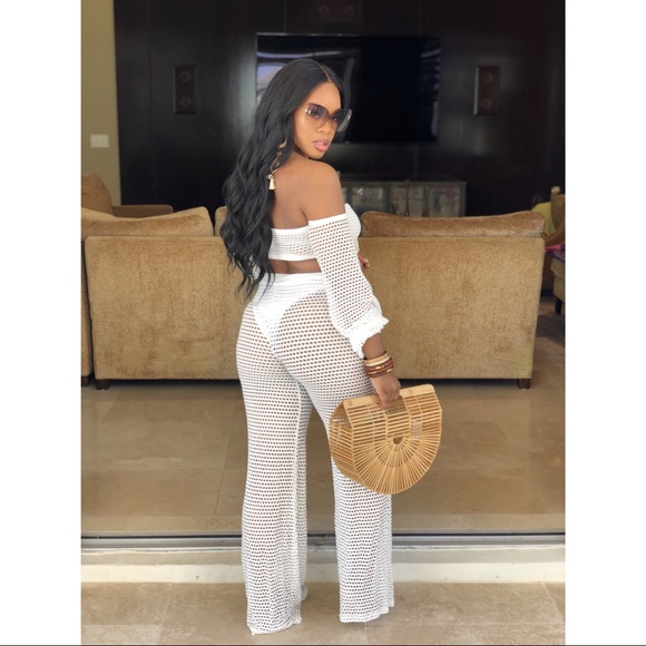 Boutique Envy | Pants & Jumpsuits | Caught Ya Fishnet Pants Set | Poshmark